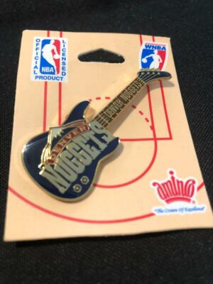 Vintage NEW Old Stock - Denver Nuggets Collectable Guitar Lapel Pin MLB ...