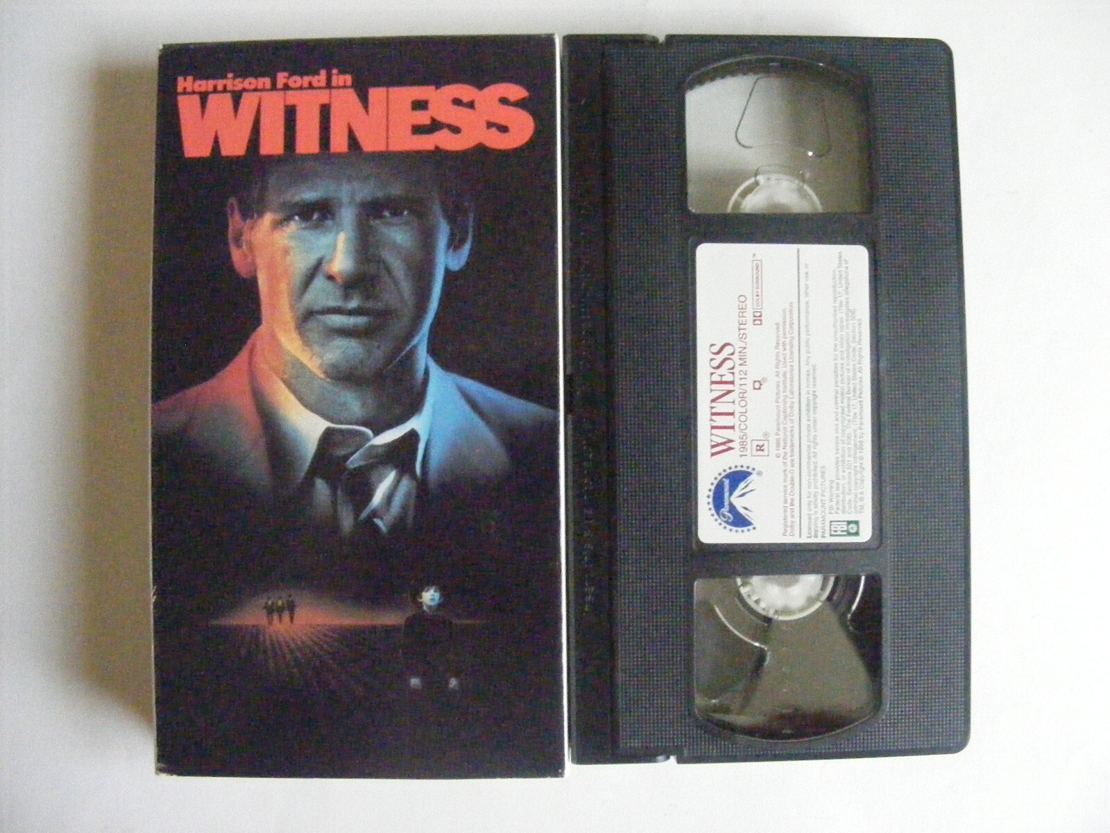 Witness (VHS, 1996, Paramount Presentations) Harrison Ford 97360173635 ...