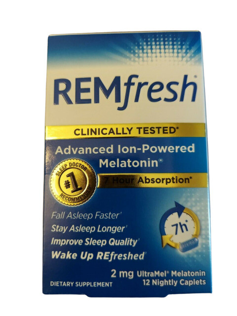 Remfresh Advanced Sleep Formulation 2mg 12 Caplets for sale online | eBay