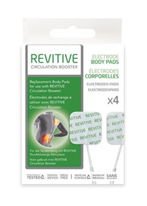 Revitive Circulation Booster Electrode Replacement Body Pads x 4 NEW ...
