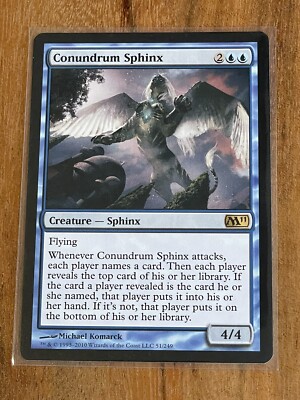 CONUNDRUM SPHINX mtg NM-M M11 Magic Core 2011 Rare | eBay
