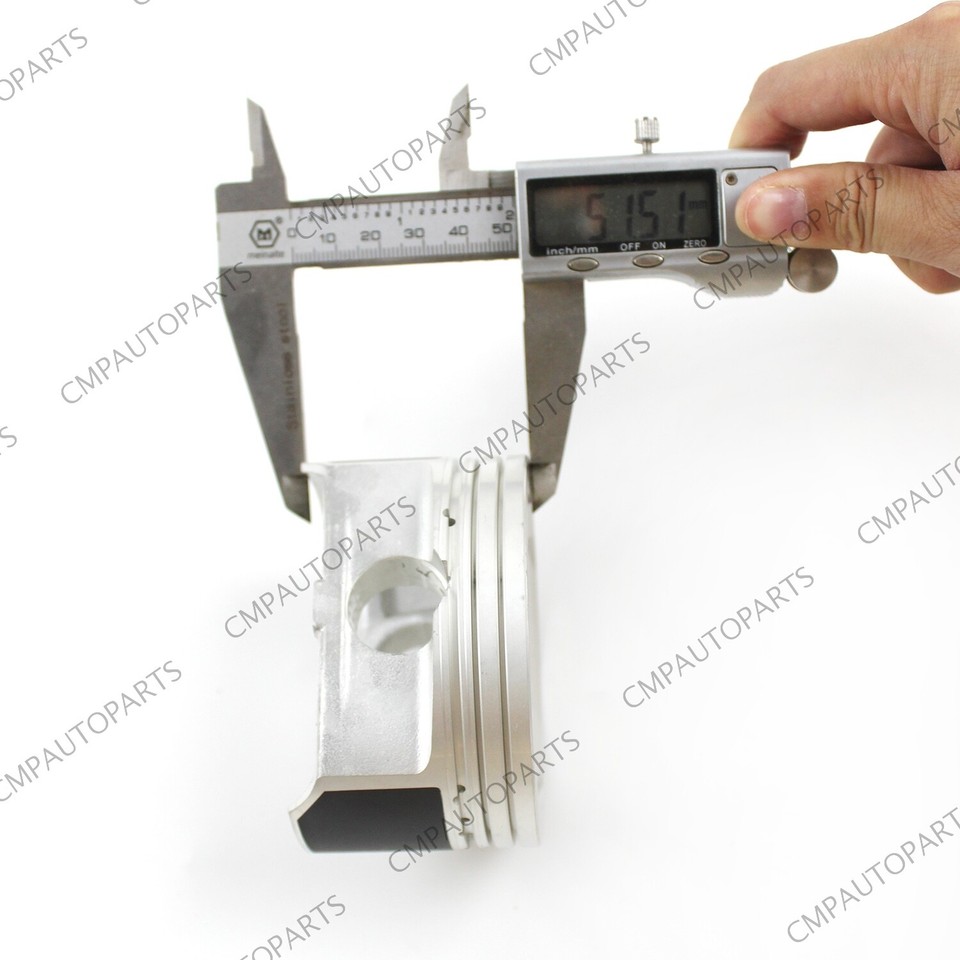 G4KE 2.4L Engine Pistons Rings Kit & Connect Rod For Hyundai Sonata Kia ...