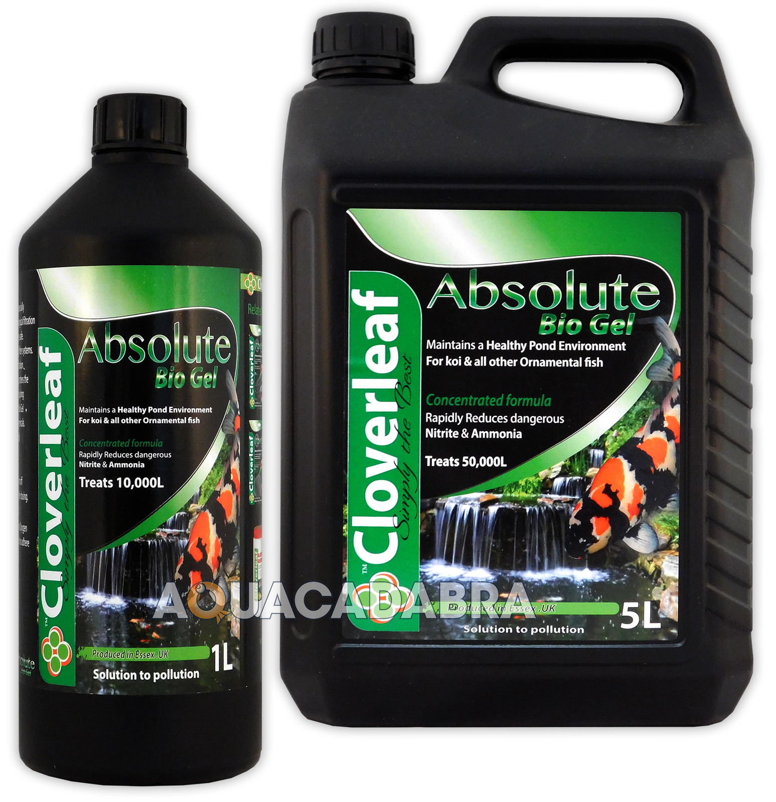 Cloverleaf Absoloute Bio Gel 1L Fish Pond Filter Start Reduce Ammonia ...