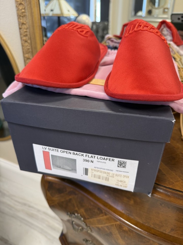 Ebay Live Listings - 51886 Louis Vuitton Sz 36-37 Pink Satin Logo ...