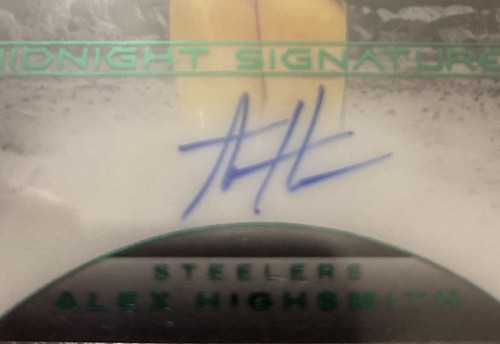 2024 Black Midnight Signatures Green Alex Highsmith Auto 19/25 #MS-AHH ...