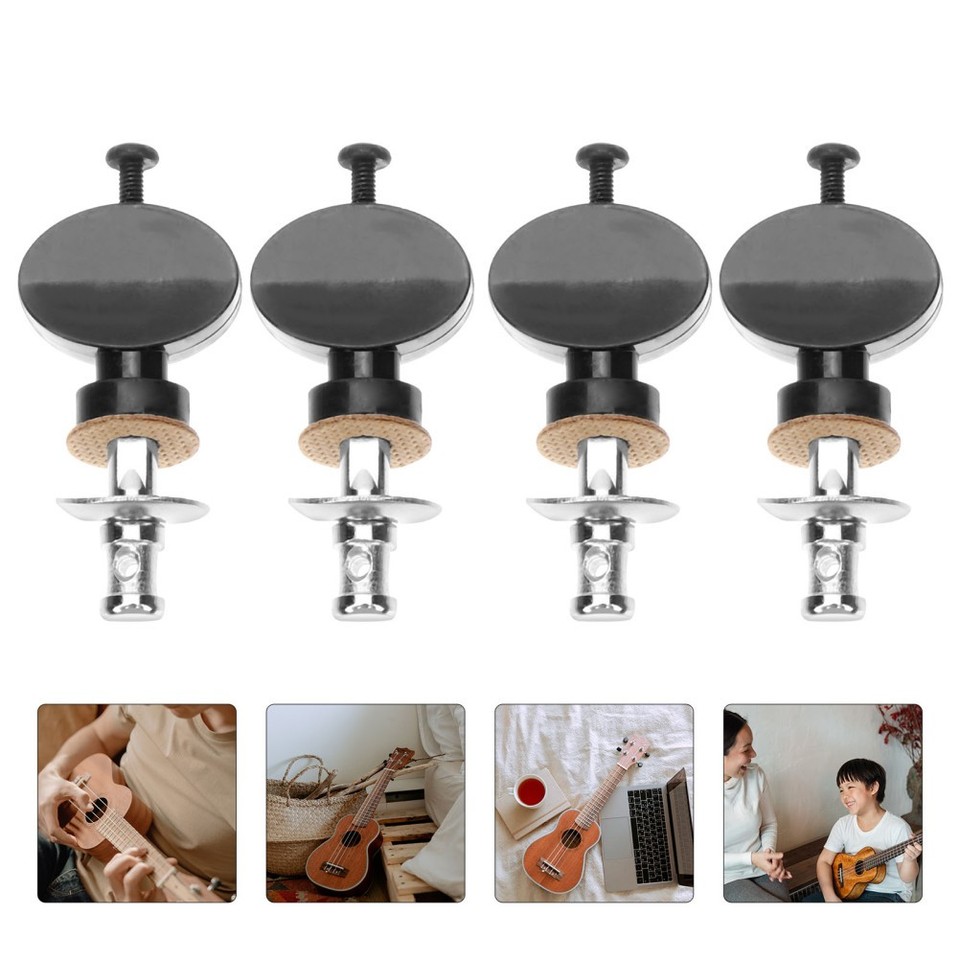 4pcs Useful Ukulele Tuning Key Peg Ukulele Part Tuners String Tuning ...