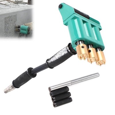 Hand-held Concrete Chisel Machine Three-head Concrete Air Scabbler Bush ...