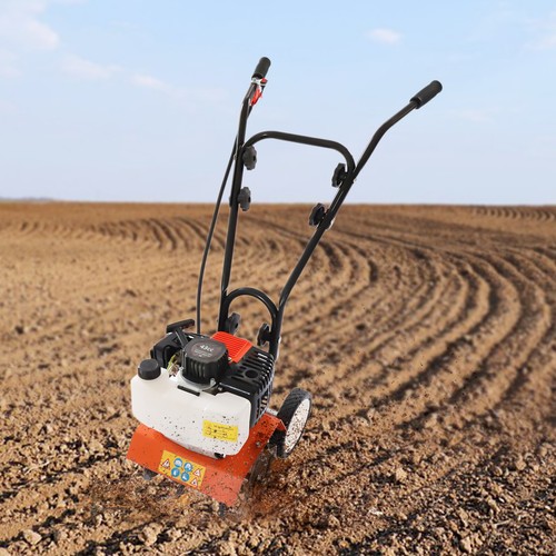 Earth Mini Cultivator Tiller With 43Cc 2-Cycle Viper Engine 8500rpm 1 ...