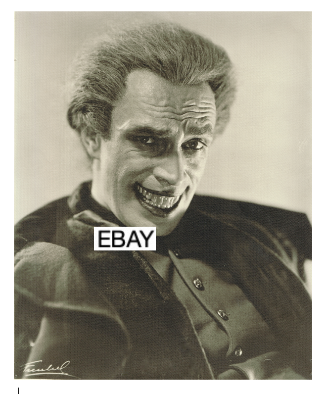 1928 CONRAD VEIDT THE MAN WHO LAUGHS MOVIE PHOTO #2 VICTOR HUGO SILENT ...