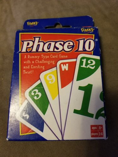 Phase 10 Card Game by Fundex New Card Game Rummy Uno Board Game Family ...