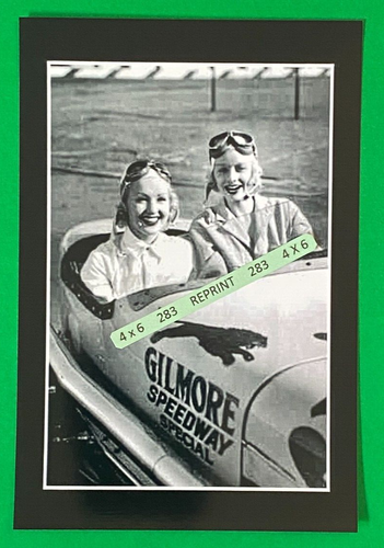 Found PHOTO Old GILMORE SPEEDWAY SPECIAL Oil Lion Head Race Car Lucille ...