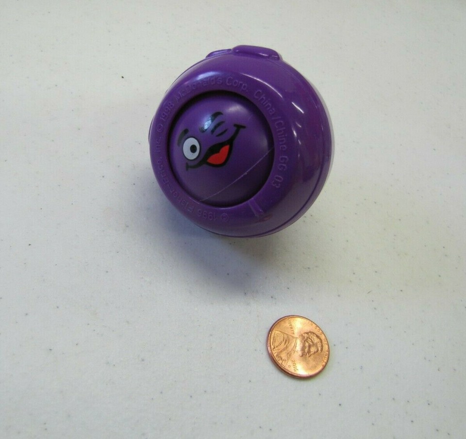 Fisher Price Roll Around Ball Roll-A-Round Purple Ball Toy Ride-A-Round ...