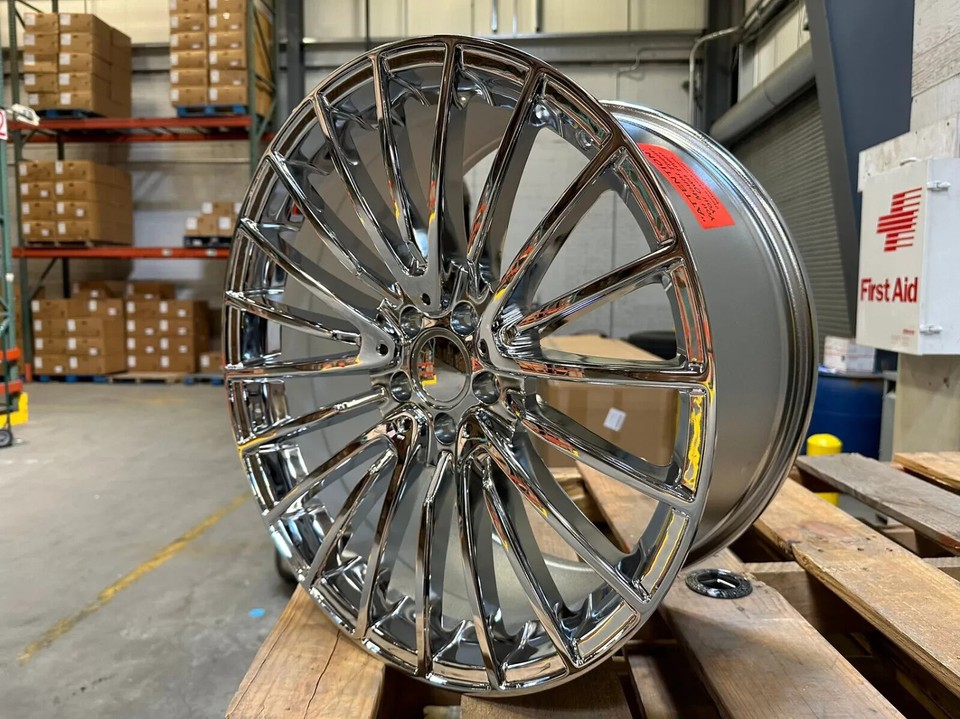 22" Chrome Wheels Fit Mercedes S560 S550 S580 S600 S450 S63 22x9 ...