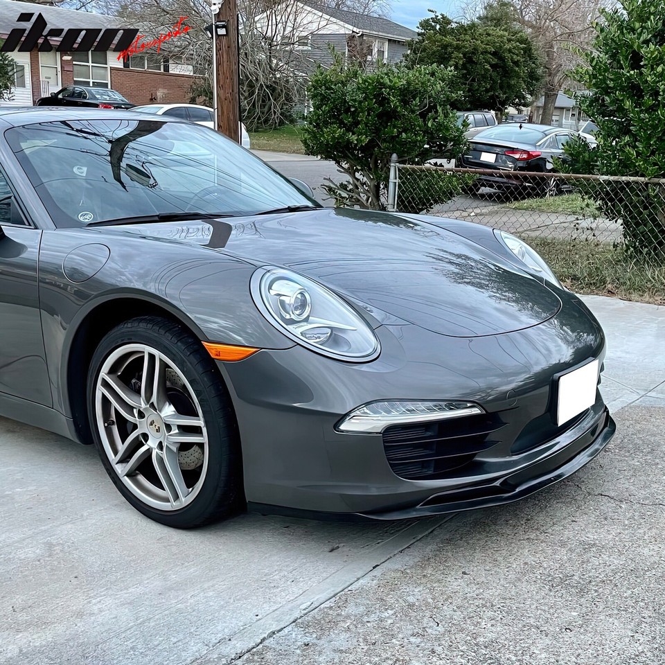 2012-2016 Porsche 911 991 Carrera Front Lip Air Dam Spoiler Splitter ...