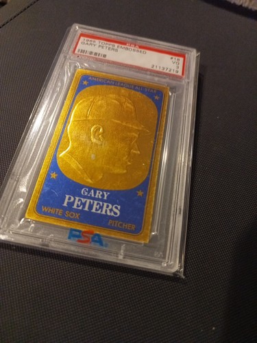 1965 Topps Embossed #18 GARY PETERS Chicago White Sox PSA 3 | eBay
