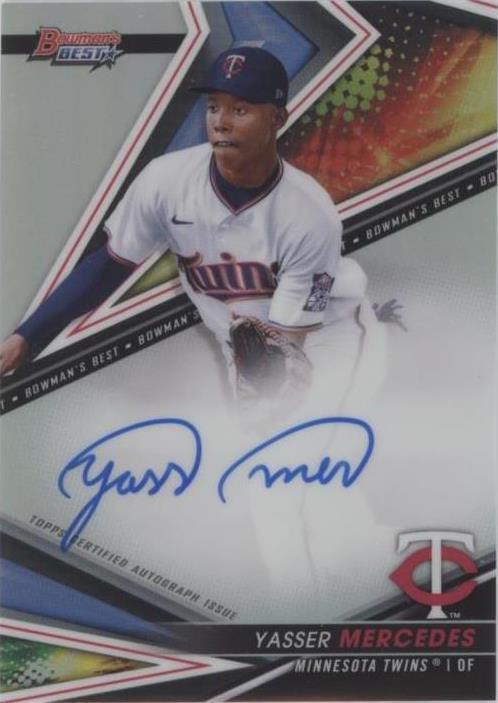 2022 Bowman's Best - Best of 2022 Autographs Yasser Mercedes #B22-YME ...