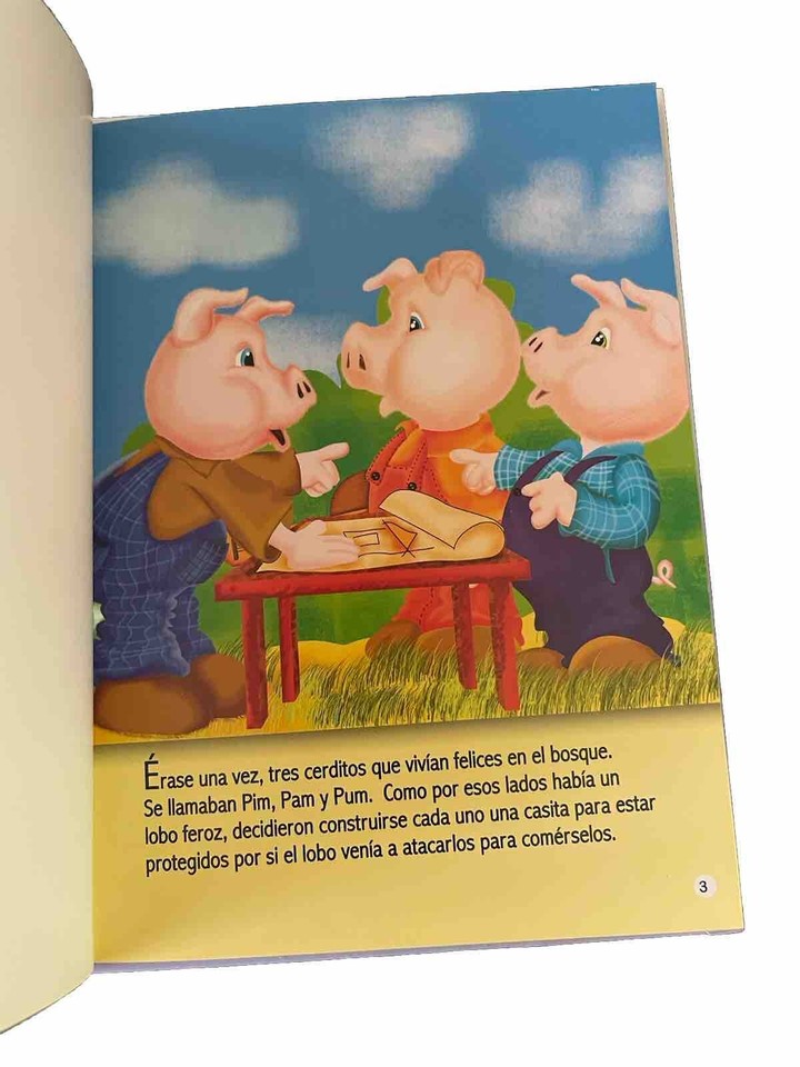 Los Tres Cerditos Three Little Pigs Spanish Version Charles Perrault ...