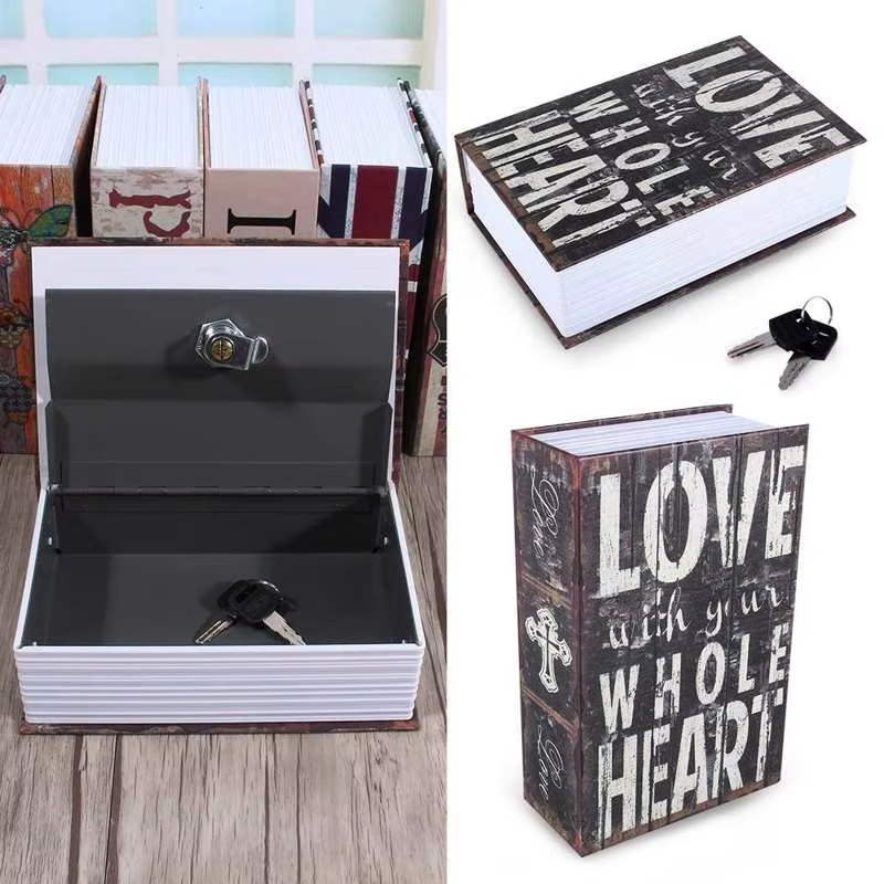 Secret Hidden Safe Security Box of Dictionary Book Shape Key Box for ...