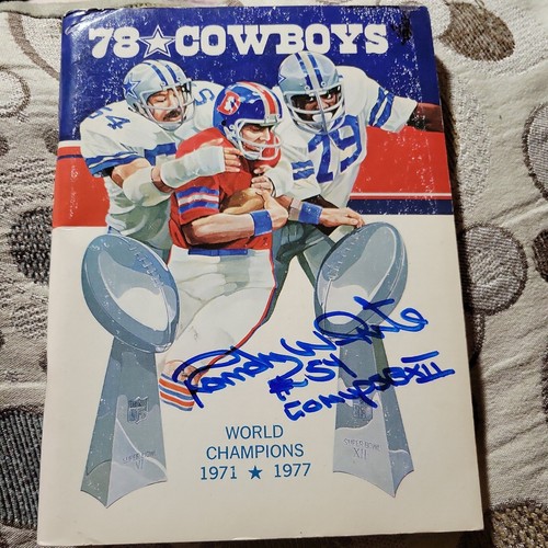 1978 Dallas Cowboys Media Guide Autographed By Randy White Tristar ...