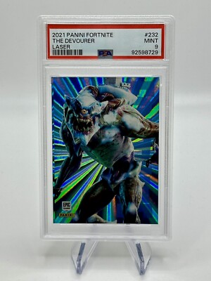 2021 Panini Fortnite The Devourer #232 Laser PSA 9 Frozen | eBay