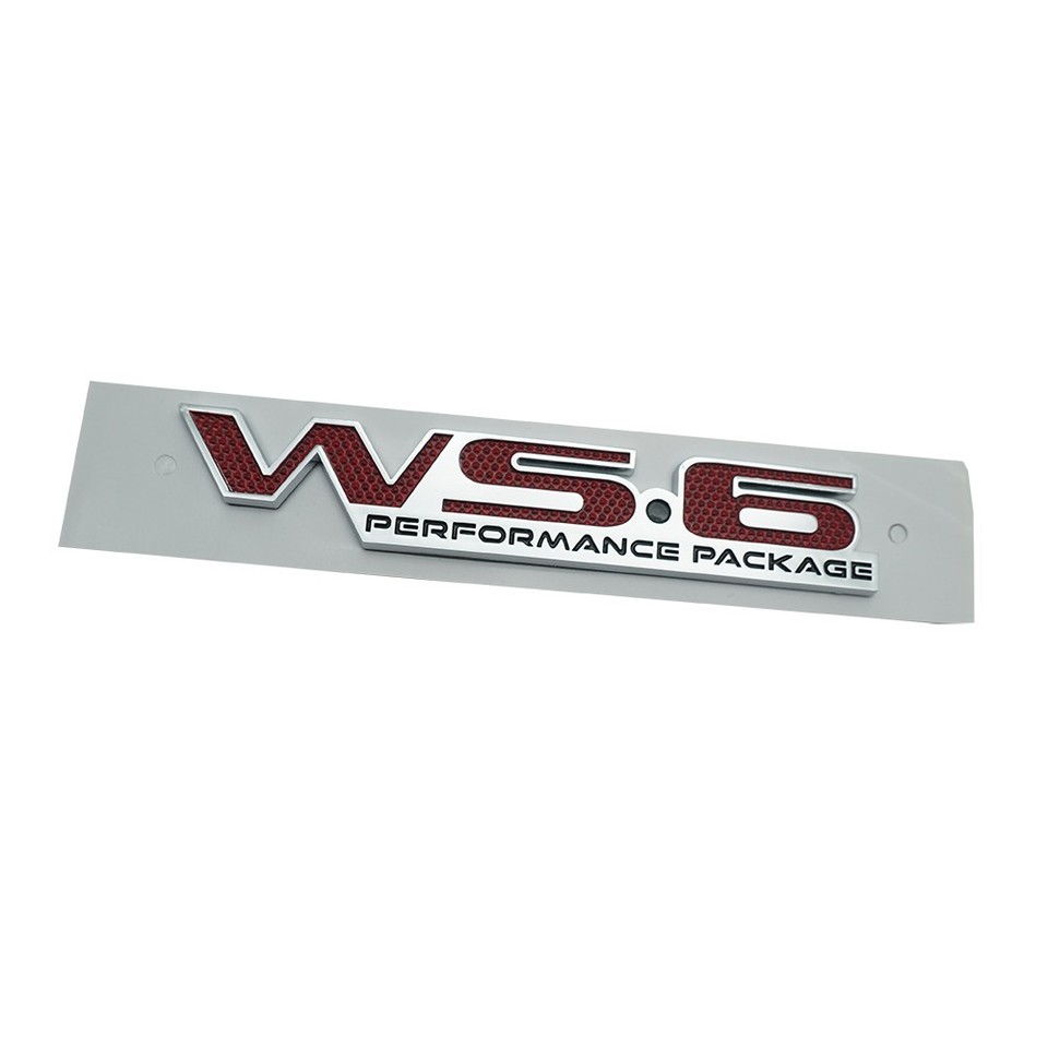 One Pc WS6 Performance Package Emblem Fits 96-02 Pontiac Firebird Rear ...