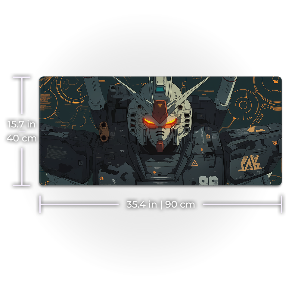 Gundam Anime Interface XL Desk Mat - Gaming Mouse Pad - Titan Desk Mats ...
