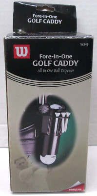 Wilson Fore-in-One Golf Caddy All in One Ball Dispenser #W345 | eBay