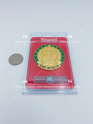 GENUINE GOLD U.S. ARMY IDENTIFICATION BADGE: SENIOR INSTRUCTOR | eBay