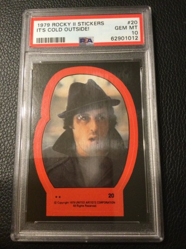 1979 Rocky II sticker #20 It’s Cold Outside! Rocky Balboa (RC) - PSA 10 ...