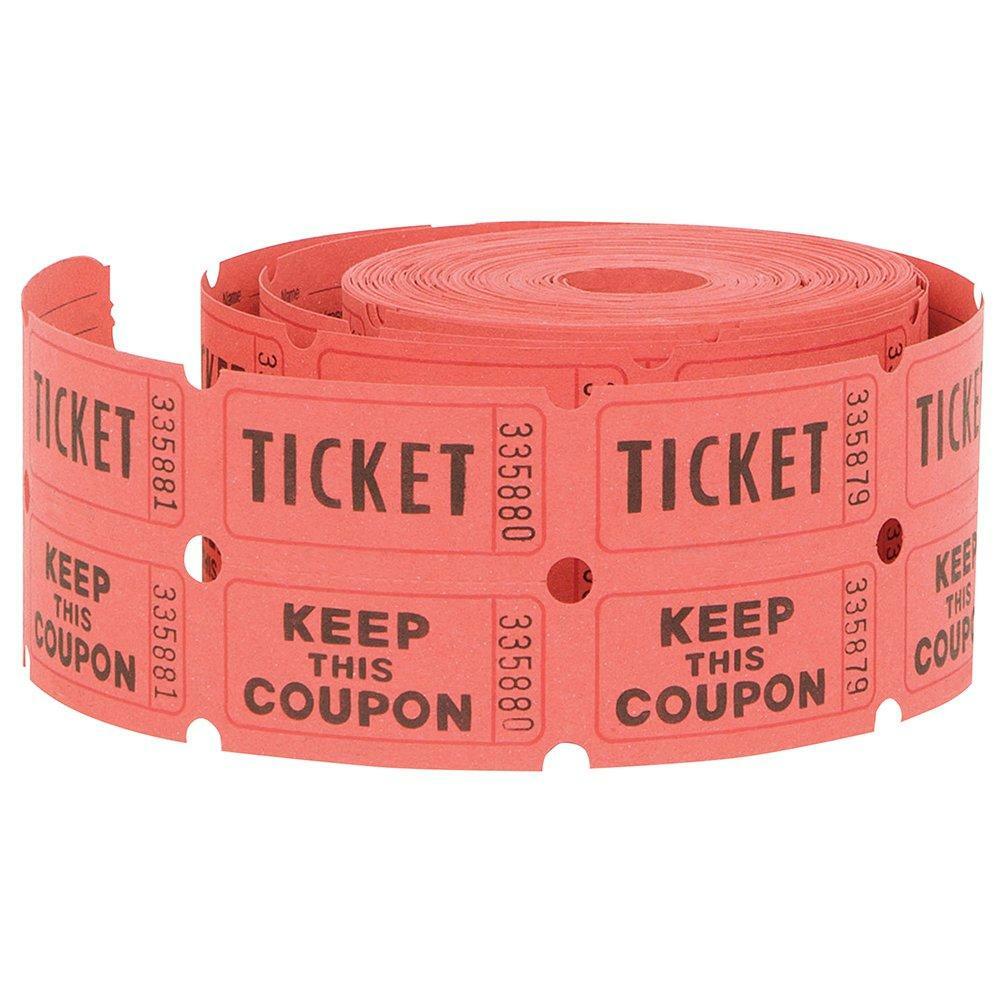 Red Raffle Ticket Transparent