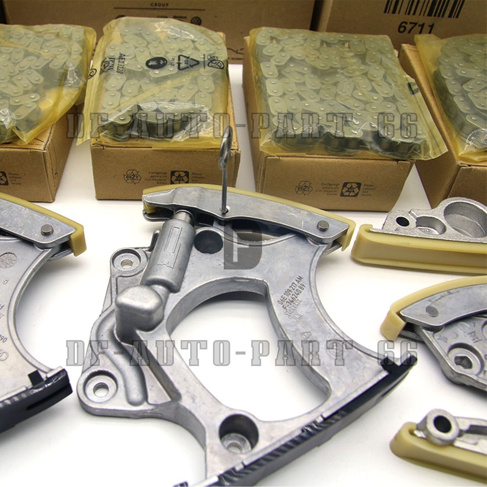OEM Timing Chain Tensioner Guides Rail Kit For Audi A4 A5 A6 Q5 3.0 3.2 ...