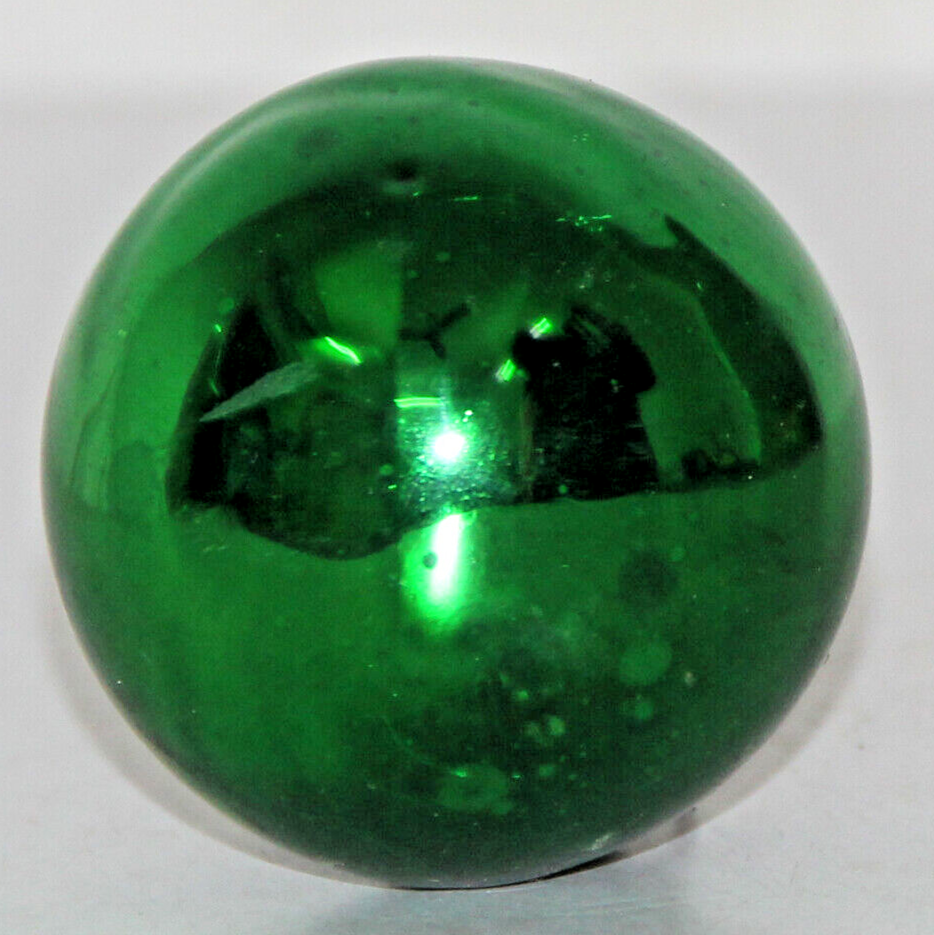 Vintage Look Round 2'' Green Color Glass Kugel/Christmas Ornament 12990 ...