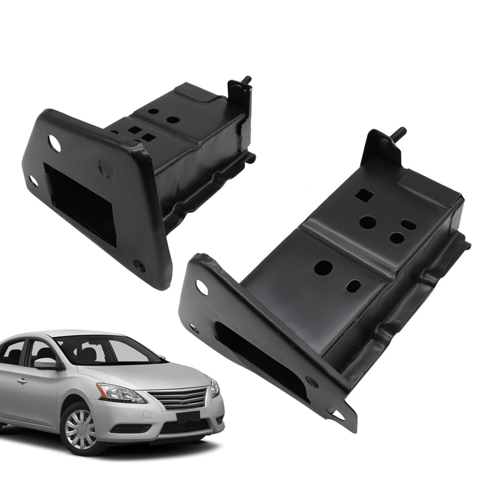 Fit For 2013-2017 Nissan Sentra Front Left & Right Steel Bumper Bracket ...