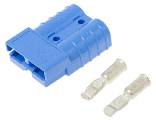 4x Anderson SB50 SERIES CONNECTOR KITS 50A 2-Way 2P 600V Male BLUE *USA ...