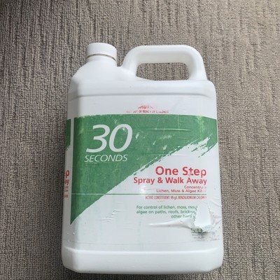 30 SECONDS Spray & Walk Away 5 Litre Concentrate Kills Lichen Moss ...