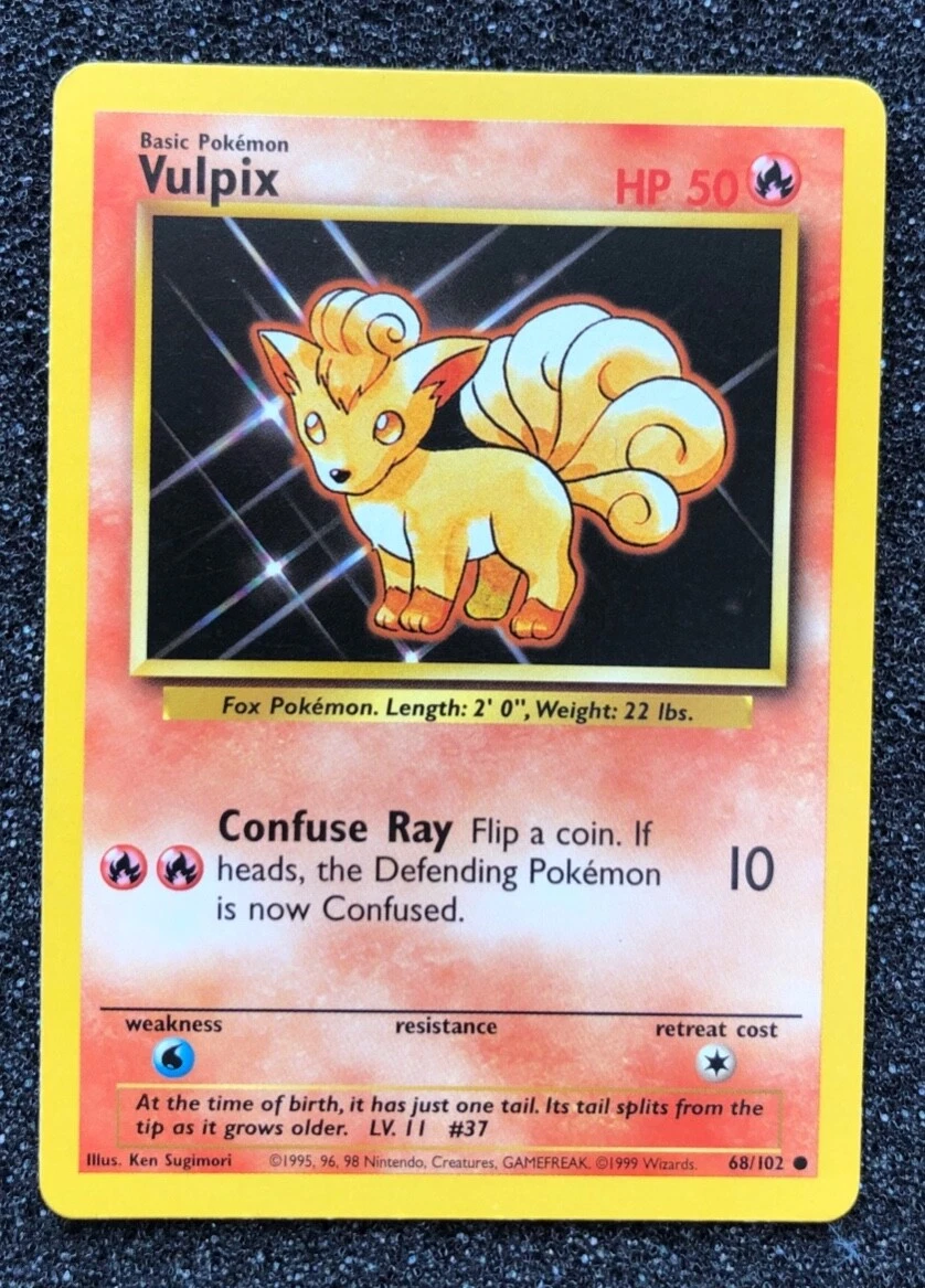 Vulpix Pokemon Card