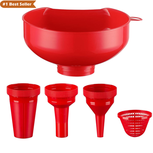Versatile Food Grade Wide Mouth Funnels for Kitchen and Canning Use ...