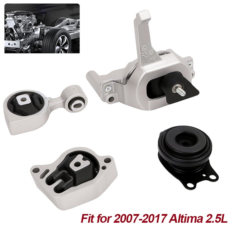 4PCS Engine Motor & Trans Mount Auto Set For 2007-2017 Nissan Altima 2 ...