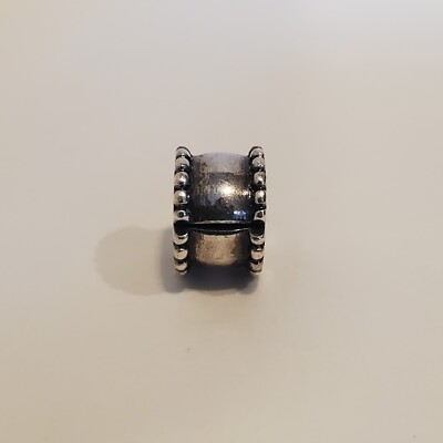 Authentic Pandora Moments Beveled Clip/Charm/Bead Silver 925 ALE 790267 ...