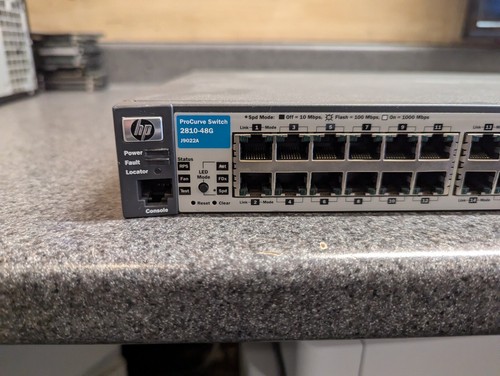HP J9022A ProCurve 2810-48G Managed 48 Port Switch | eBay
