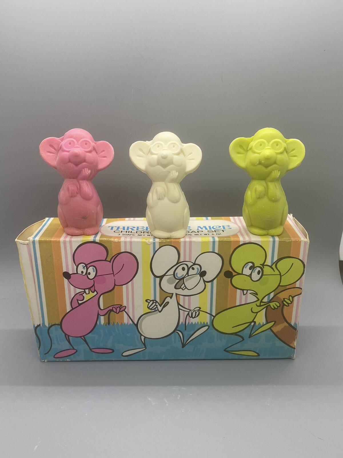 Three Nice Mice Children's Soap Set - In Original Packaging Vintage By ...