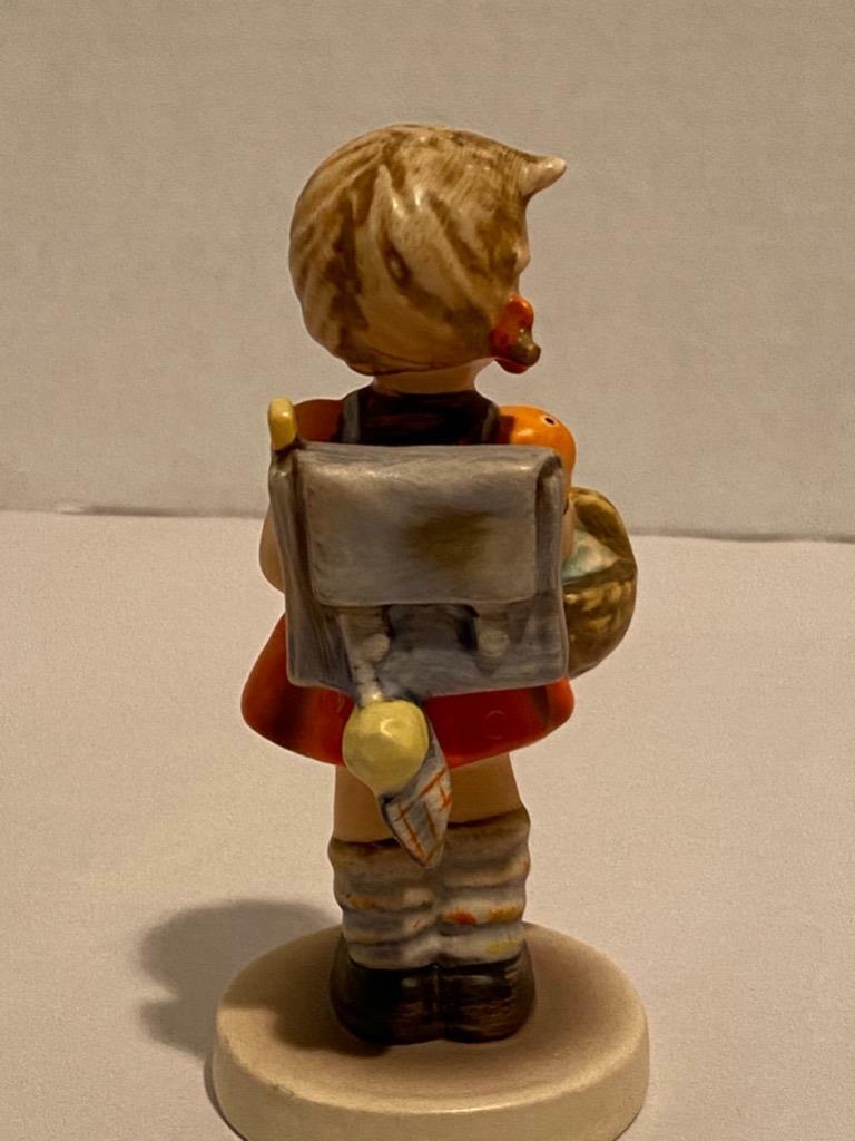 Goebel Hummel School Girl Figurine Backstamp 3 Girl with Basket and ...