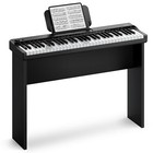 Donner DK-10S Digitalpiano Keyboard 61 Tasten mit Holzständer 500 Töne ...
