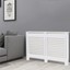 91cm Internal Tall Radiator Cover MDF Modern Cabinet Slatted High ...