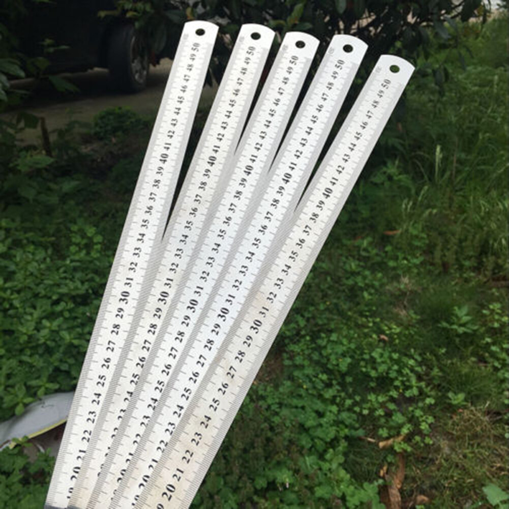 30/50/60cm Steel Ruler Long Service Life Widely Used Standard Stainless ...