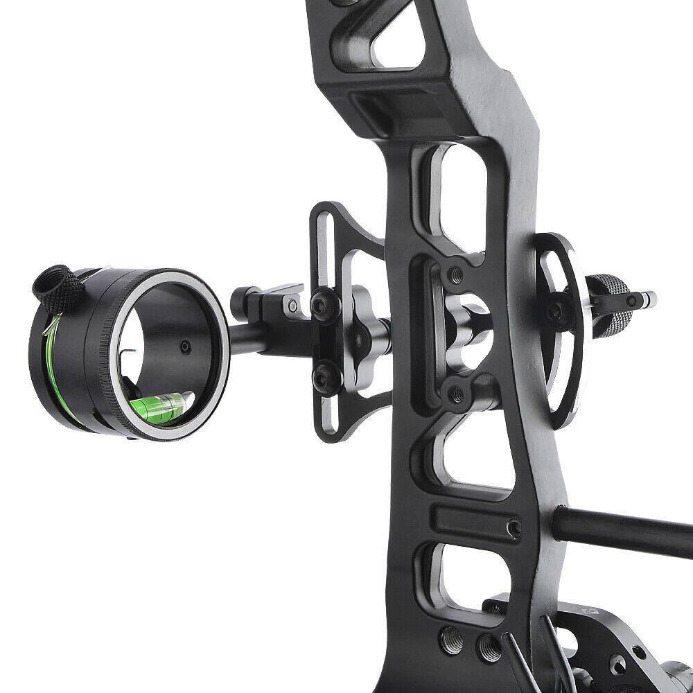 Compound Bow Sight 1 Pin Micro Adjustable Archery Practice Target ...