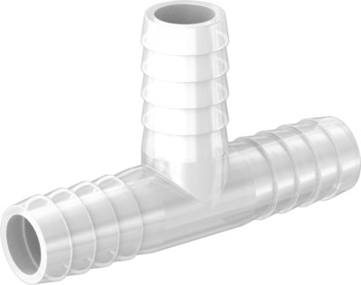 Plastic Barbed Tube Fitting for Air and Water Tee Connector, for 5/8 ...