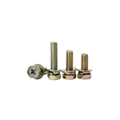 M4 M5 phillips socket outer hex head screw Triple combination nail ...