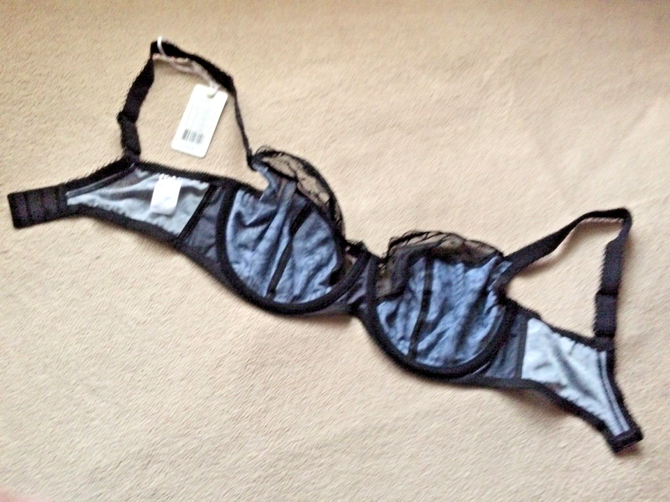 Freya 34H (FF) Black Fearne Plunge Underwire Bra Style 4091 NWT | eBay