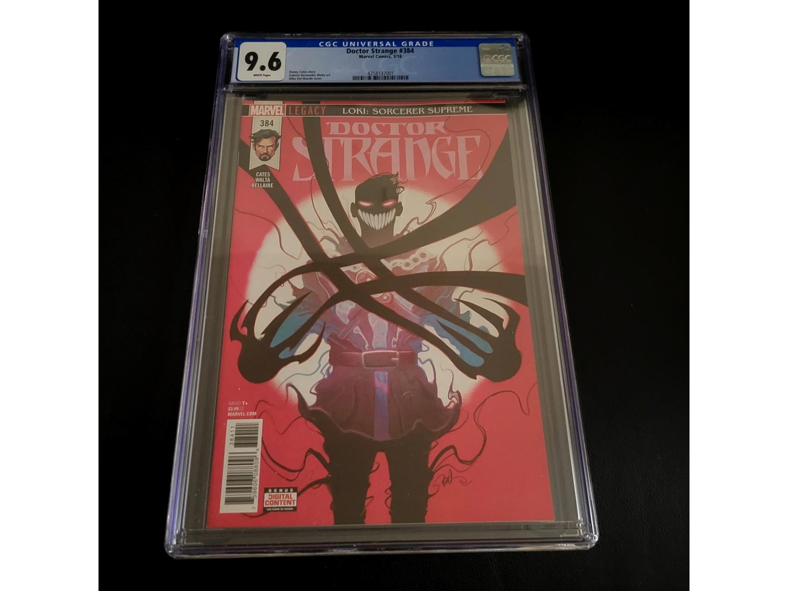 DOCTOR STRANGE #384 CGC 9.6 1ST APPEARANCE OF VOID SYMBIOTE DONNY CATES ...
